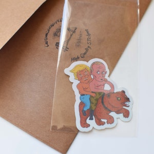 Funny Trump and Putin Riding A Bear With Their Shirts off Holographic ...