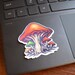 Cool Mushroom Sticker Pack of 2 Die Cut Laminated Vinyl Stickers - Etsy