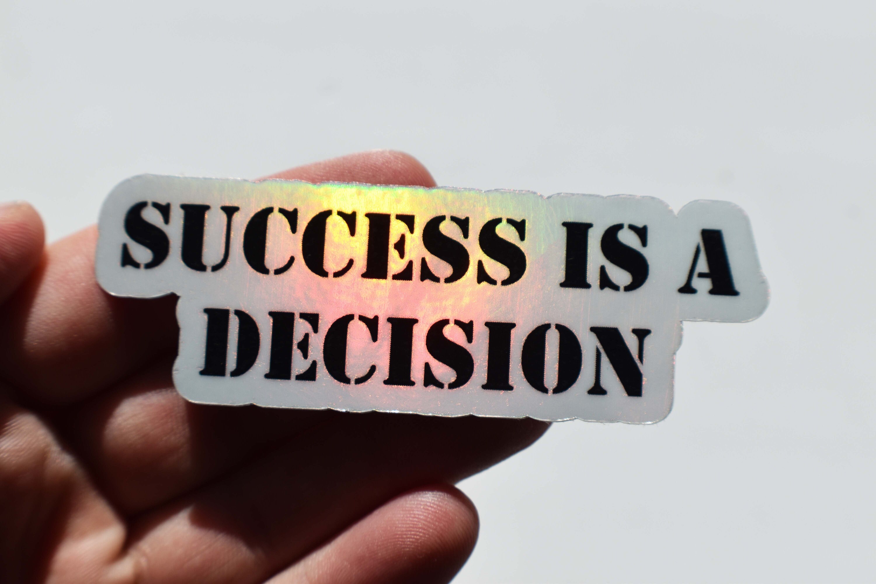 Success is A Decision Stencil Style Personal Development - Etsy