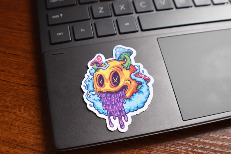 Cool Psychedelic Sticker Pack of 7 Die Cut Laminated Vinyl - Etsy