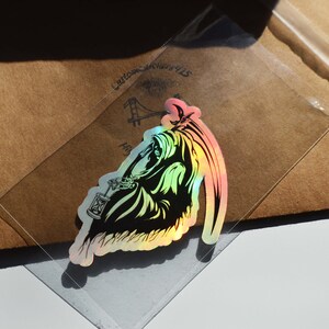 Grim Reaper Holographic Die Cut Vinyl Laminated Water - Etsy