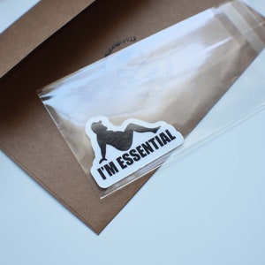 I'm Essential Funny Truck Driver Die Cut Laminated Sticker - Etsy
