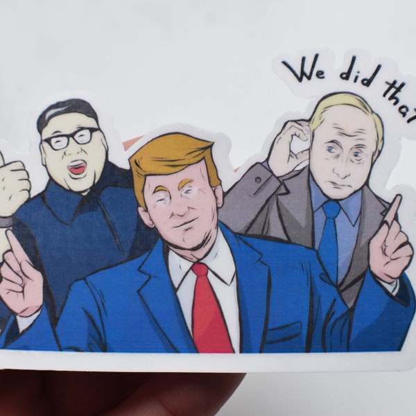 Trump Putin Stickers - Etsy