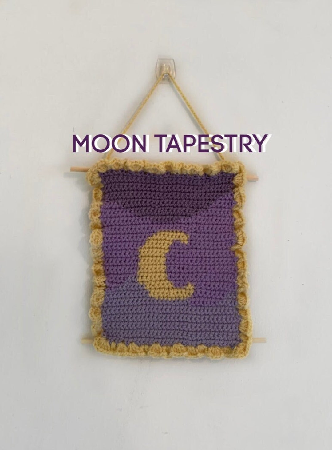 Crescent Moon Tapestry CROCHET PATTERN - Etsy