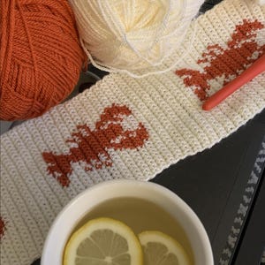 Lobster Scarf Crochet Pattern | Tapestry Crochet | Winter Autumn ...
