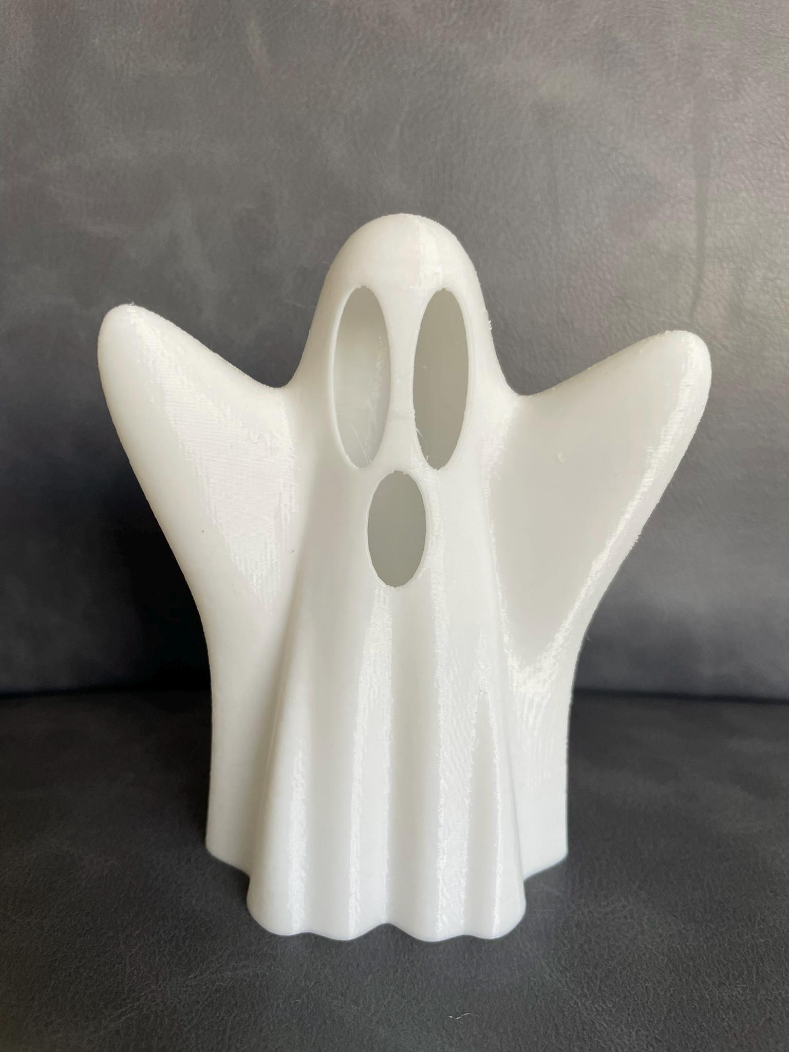 3D Printed Halloween Ghost Tea Light - Spooky Night Light - Etsy