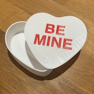 3D Printed Love Hearts Gift Box - Valentine's Gift - Wedding Favours ...