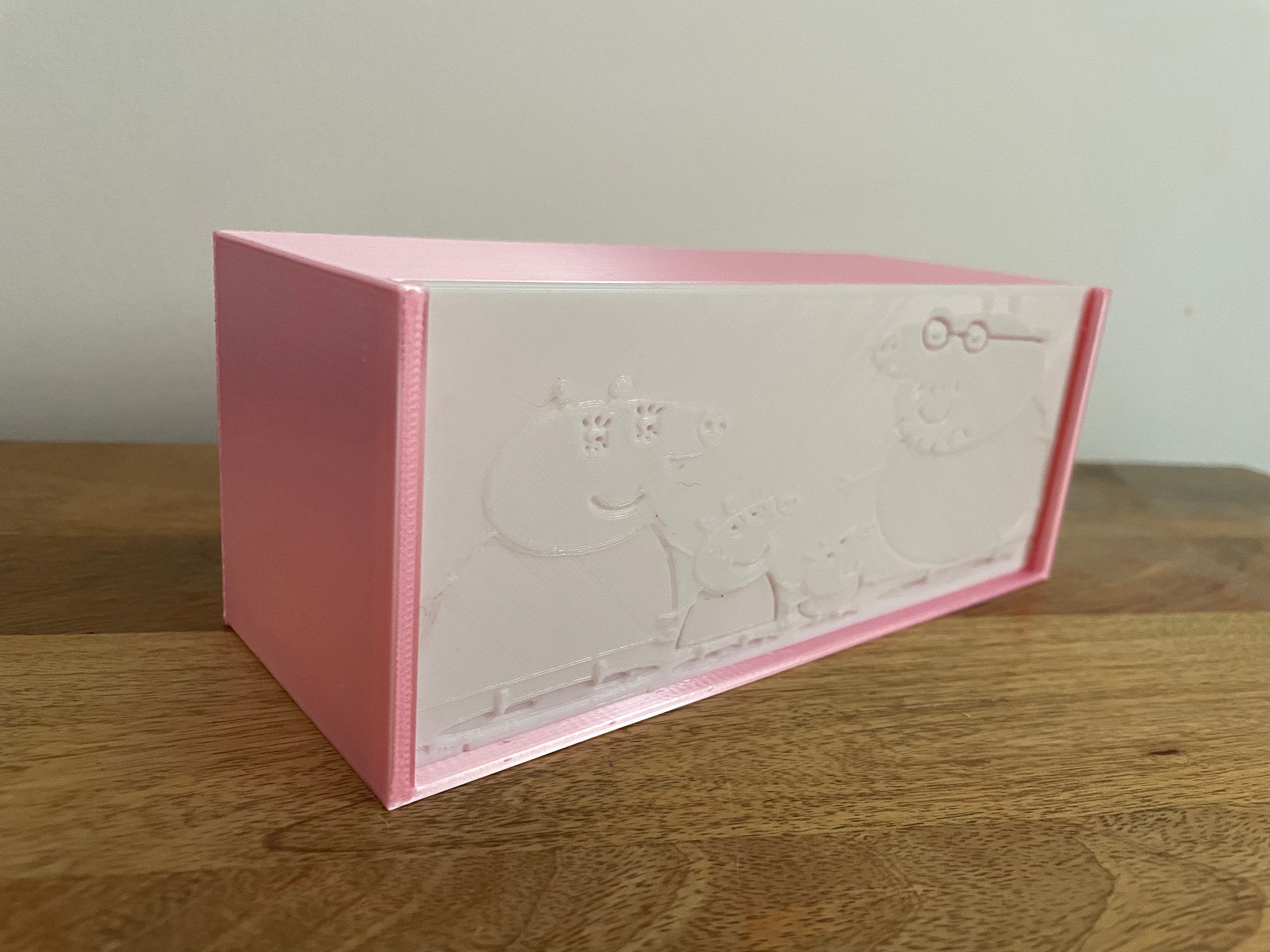 3D Printed Peppa Pig Light Box Night Light Character Light - Etsy