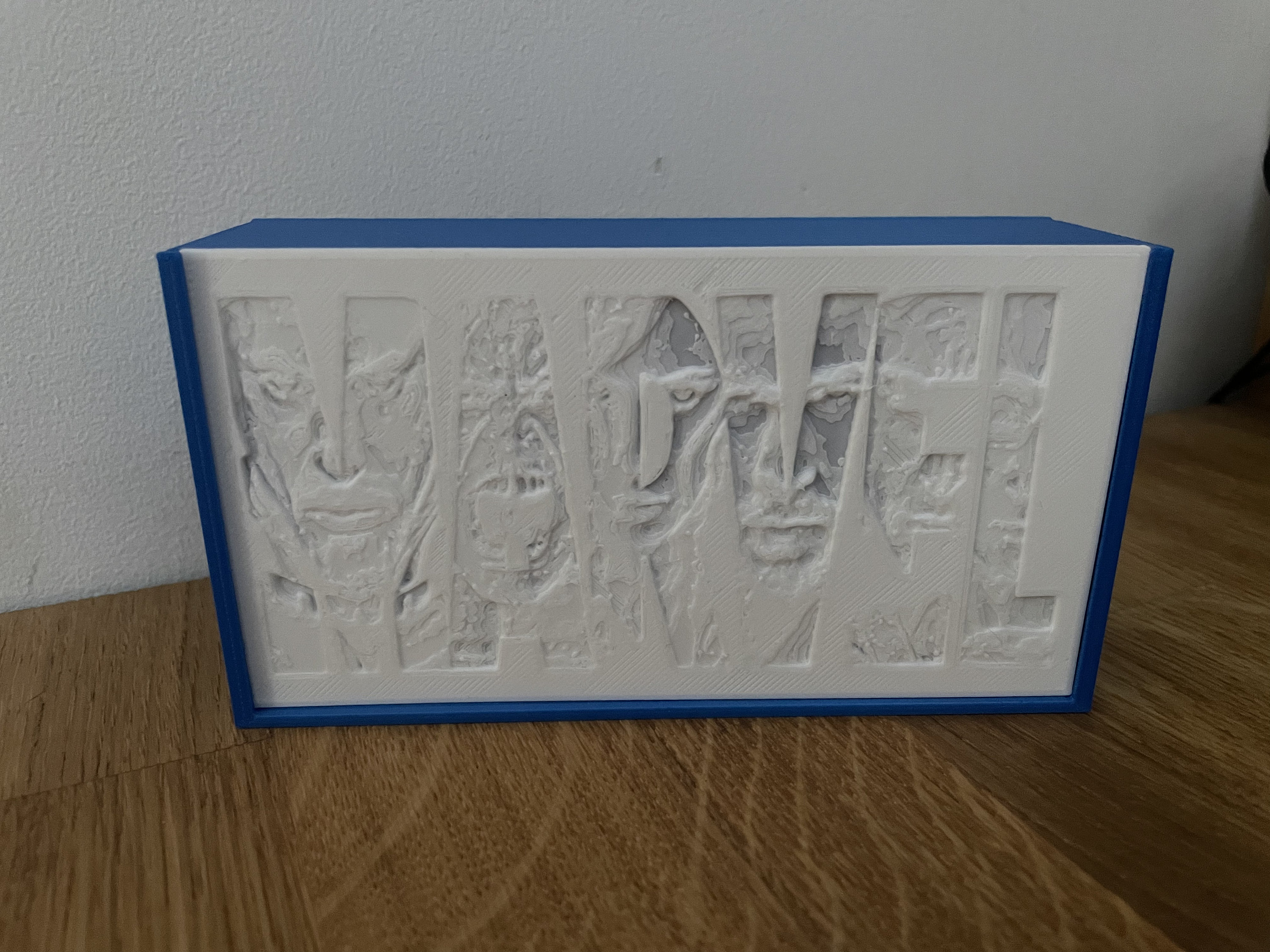 Marvel Lithophane Light Box 3D Printed LED Lights Night Light Character ...