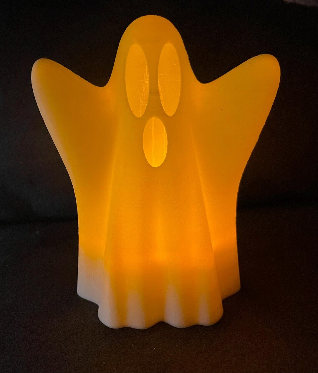 3D Printed Halloween Ghost Tea Light - Spooky Night Light - Etsy