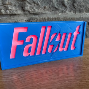 3D Printed Fallout Light Box Night Light Character Light Box LED Lights ...
