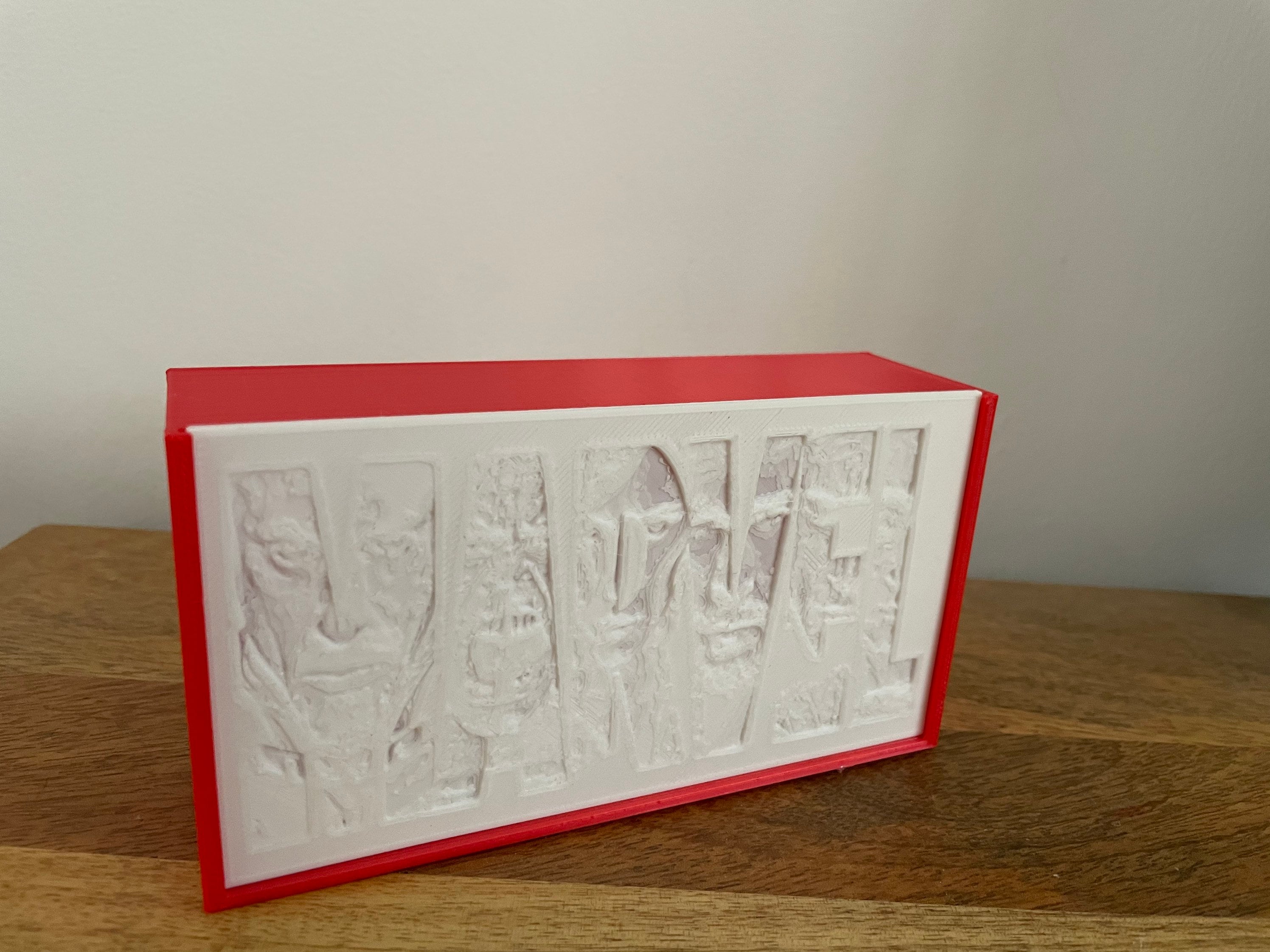 3D Printed Marvel Lithophane Night Light – Character Light Box - Etsy
