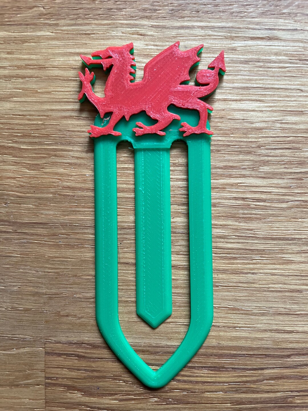 3D Printed Welsh Dragon Bookmark - Novelty - St David's Day - Reading ...