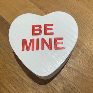 3D Printed Love Hearts Gift Box - Valentine's Gift - Wedding Favours ...