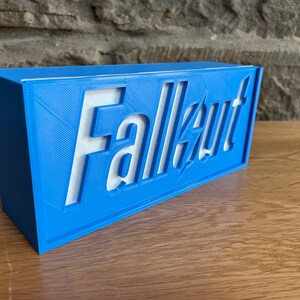 3D Printed Fallout Light Box Night Light Character Light Box LED Lights ...