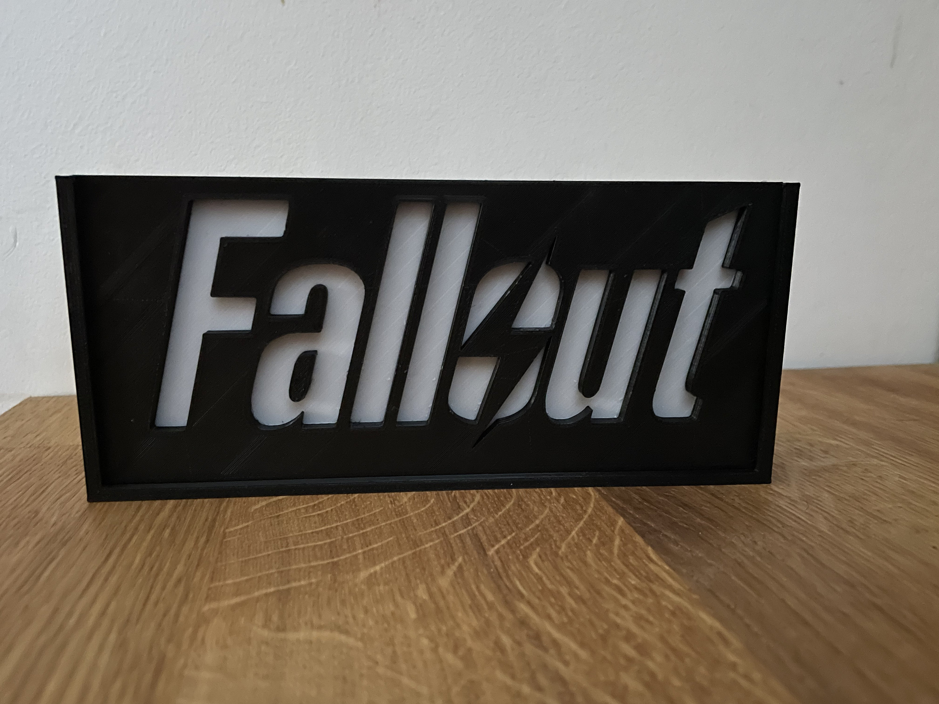 3D Printed Fallout Light Box Night Light Character Light Box LED Lights ...