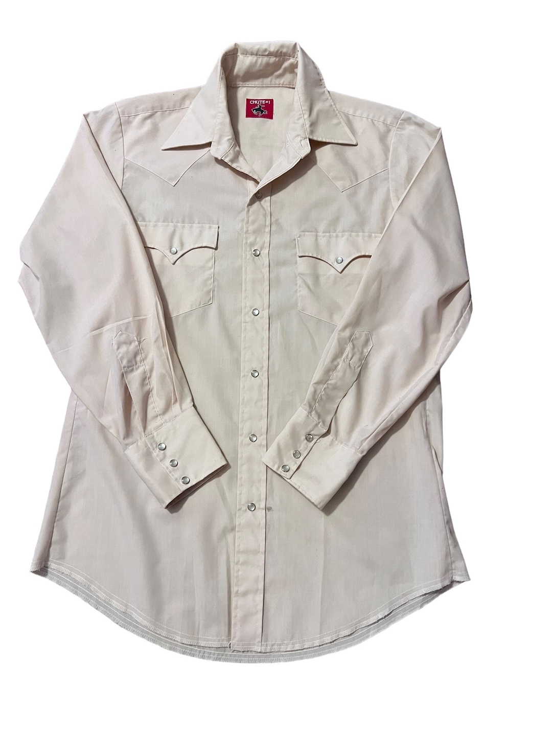 Vintage Western Pearl Snap Size Medium - Etsy