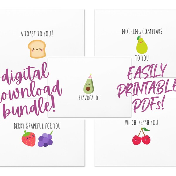 Grateful Pun Card - Etsy