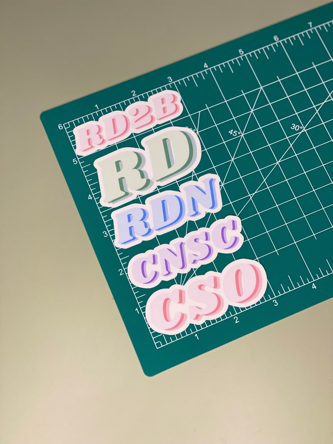 CUSTOM Credentials Sticker 3 Inches RD2B RD RDN - Etsy
