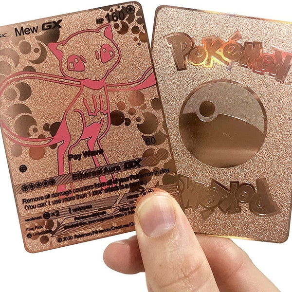 Gold Mew Card - Etsy