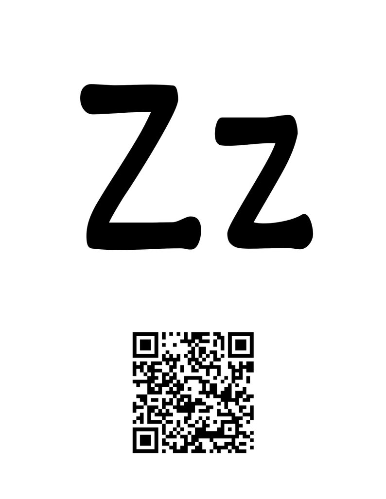 Alphabet Individual Letter Posters With Interactive Audio: Digital ...