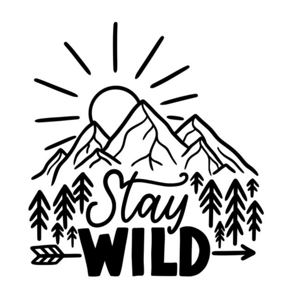Stay Wild Sticker - Etsy