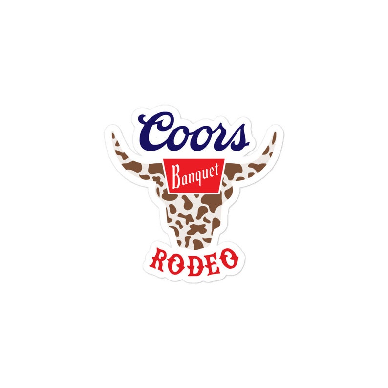 Coors Rodeo Cowboy Western Cattle Stickers - Etsy