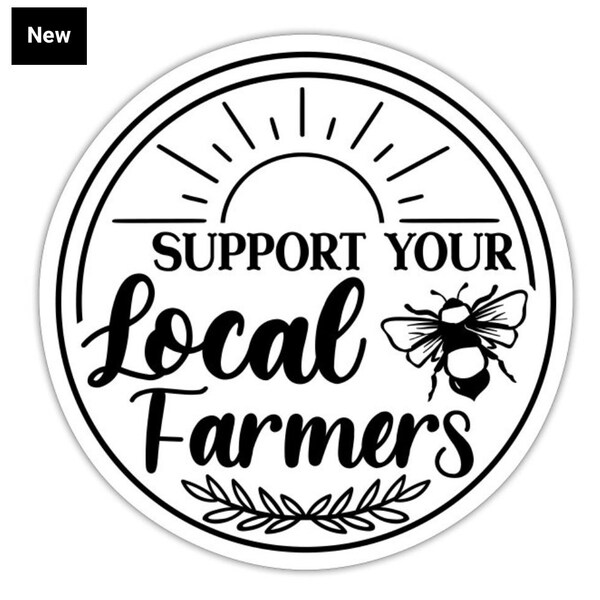 Farmer Sticker - Etsy