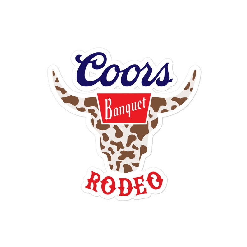 Coors Rodeo, Cowboy, Western Cattle Stickers - Etsy