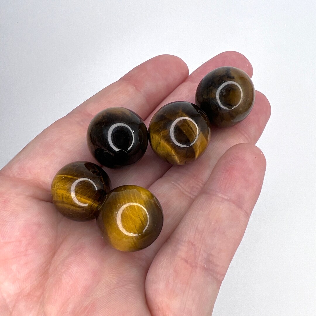 Mini Tigers Eye Sphere, Banded Tiger Eye Sphere, One Tiger Eye Mini ...