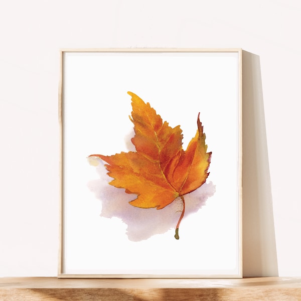 Autumn Leaves Print - Etsy