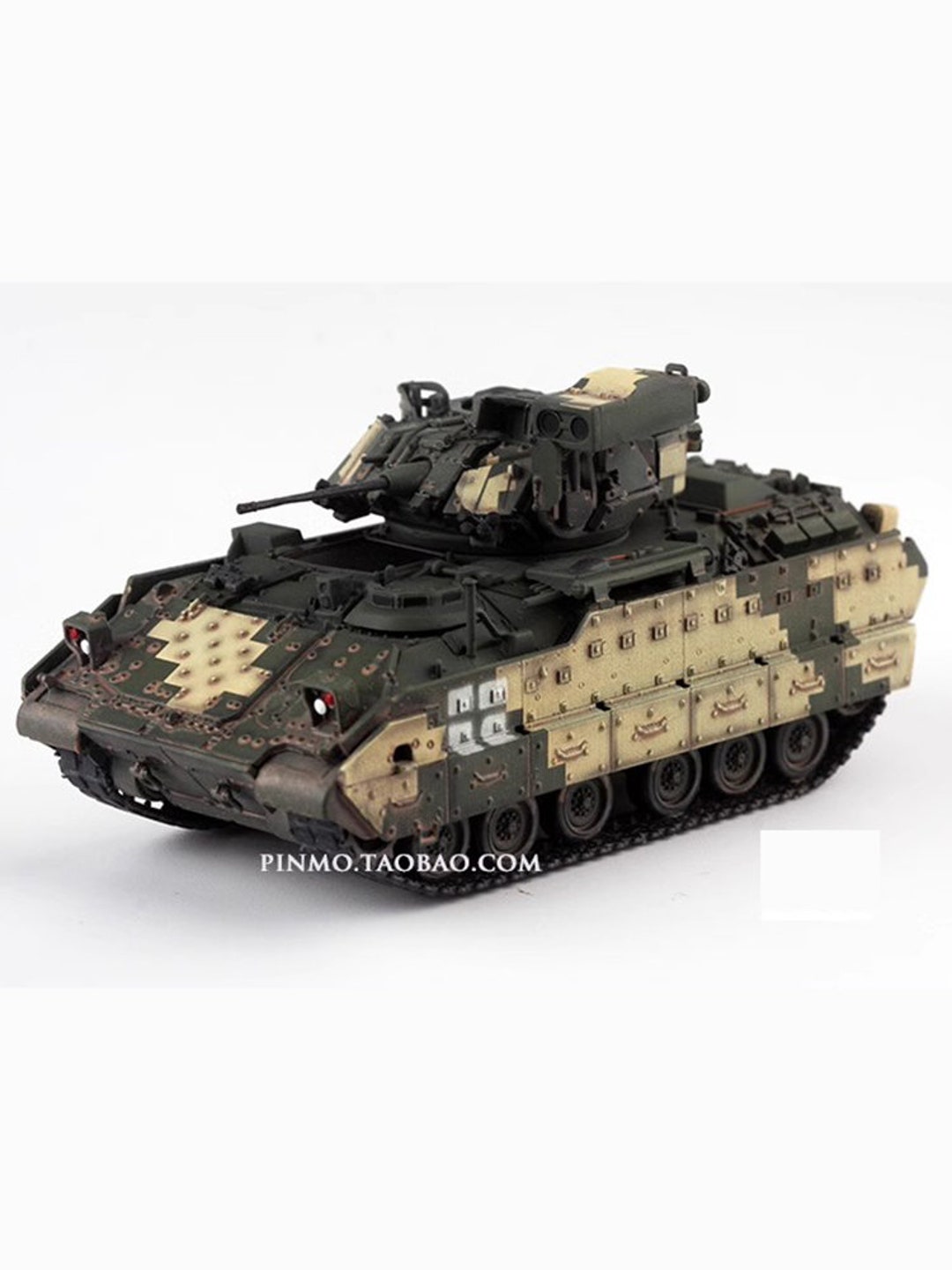 M2A2 Bradley Infantry Tank 1:72 Ratio Militarized Combat Alloy Plastic ...