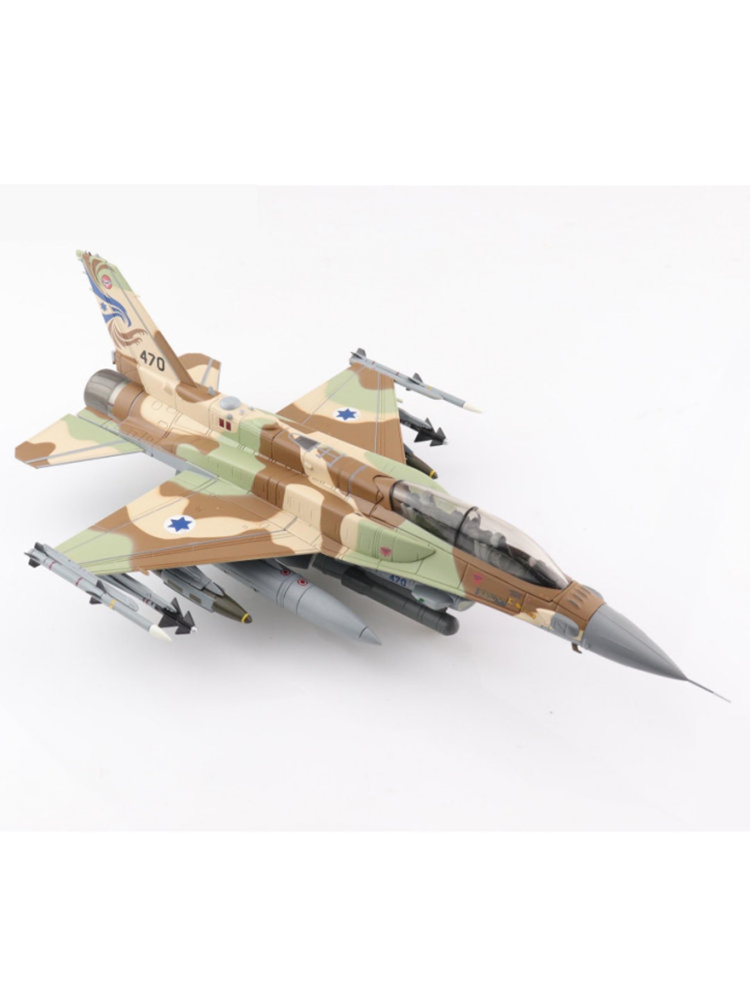 Die Cast Israeli Air Force F-16I Fighter Jet 1/72 Ratio Alloy Plastic ...