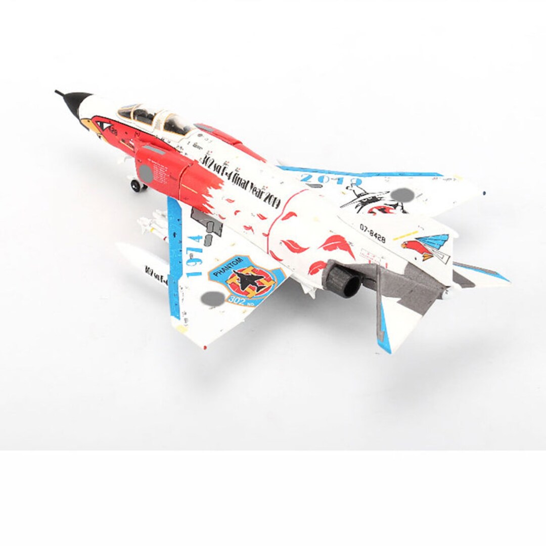 Die Cast F-4J Ghost Fighter Fighter Militarized Combat 1:144 ...