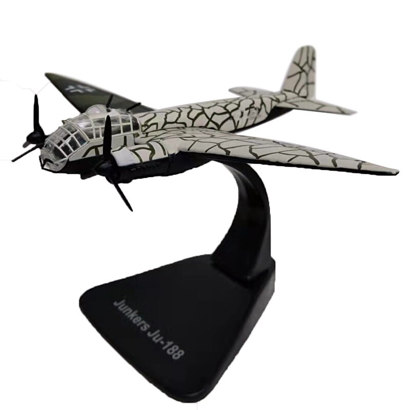 World War II Aircraft Model German Juncker JU-188 Model 1:144 Scale Toy ...