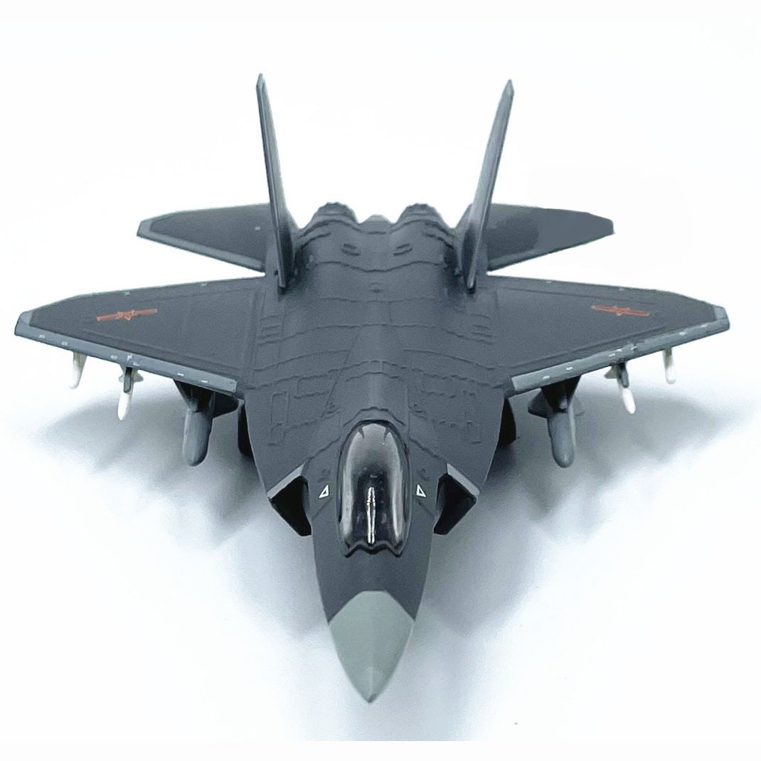 Diecast Chinese J-31 Militarized Combat Fighter Jet Alloy & Plastic ...