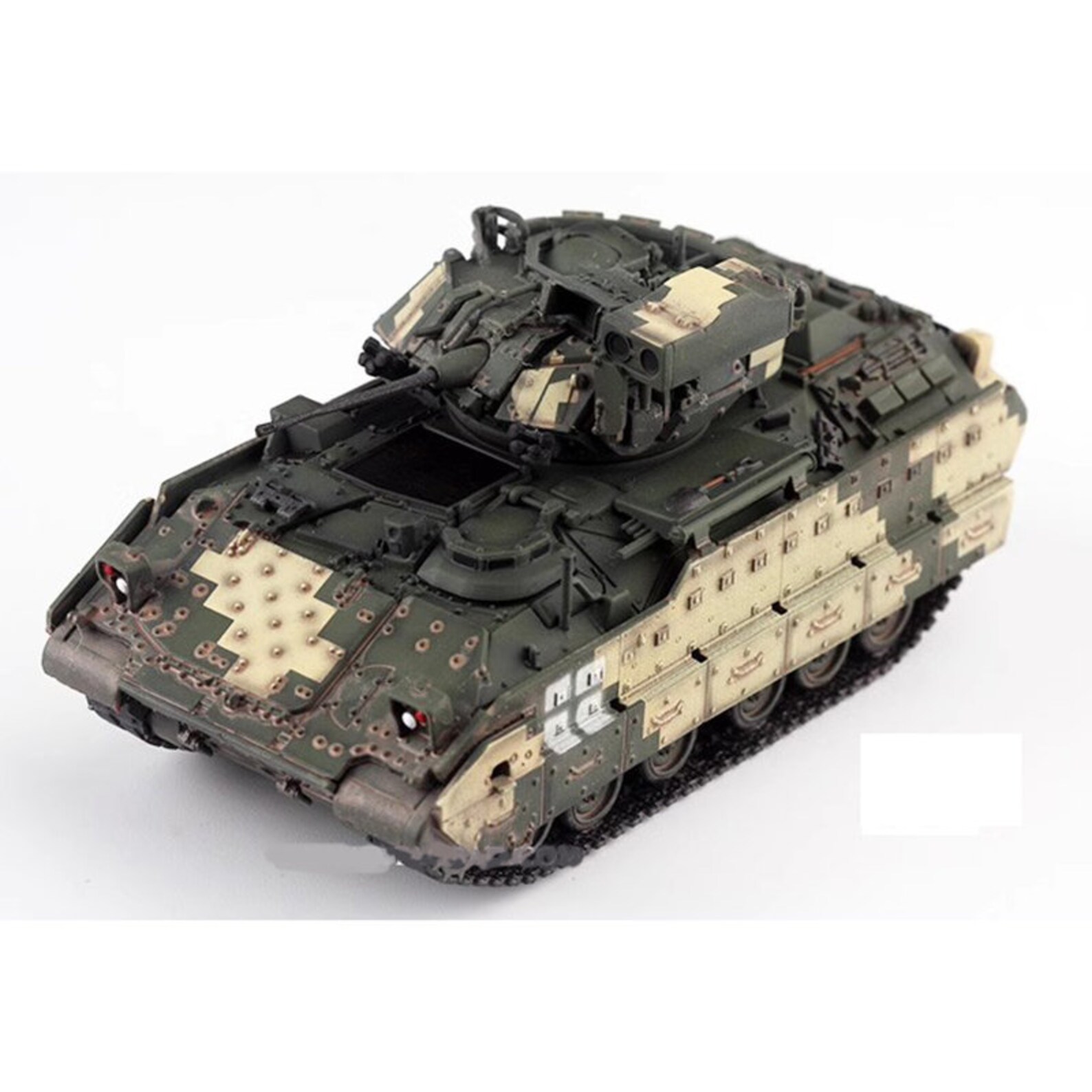 M2A2 Bradley Infantry Tank 1:72 Ratio Militarized Combat Alloy Plastic ...