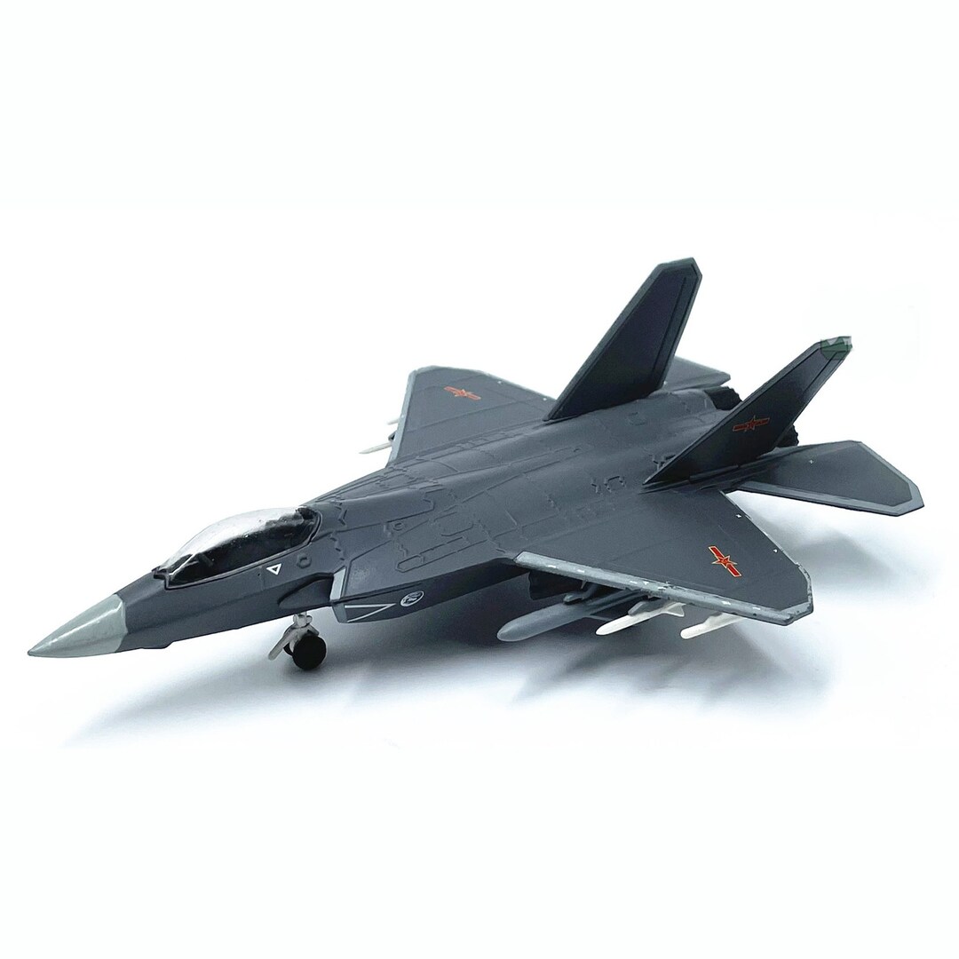 Diecast Chinese J-31 Militarized Combat Fighter Jet Alloy & Plastic ...