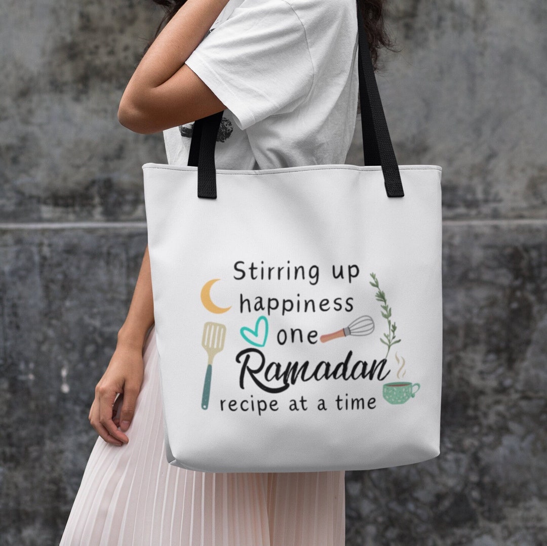 Ramadan Tote Bag Shopping Ramadan Recipe Cooking Iftar Grocery Bag ...