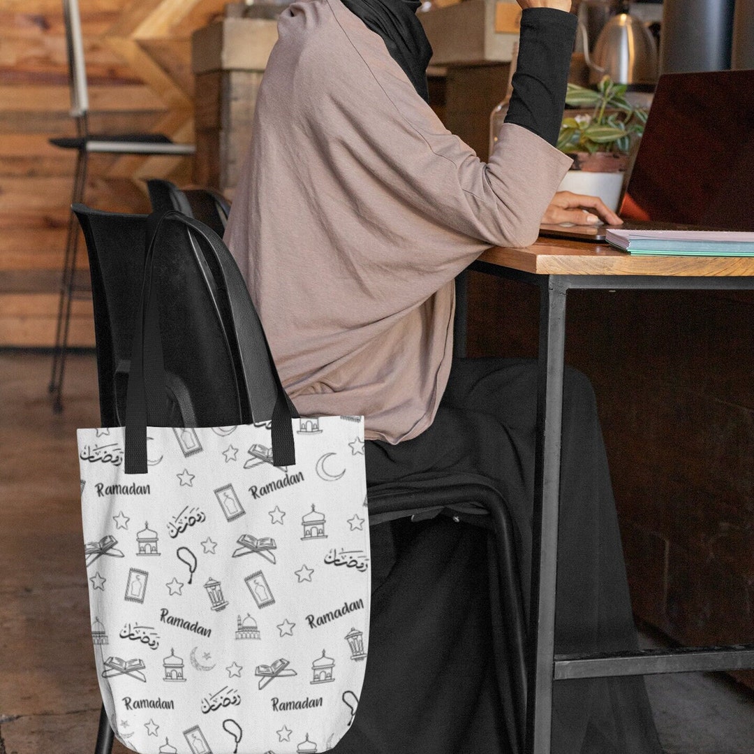 Ramadan Theme Tote Bag Ramadan Gift Idea Ramadan Kareem Ramadan Mubarak ...