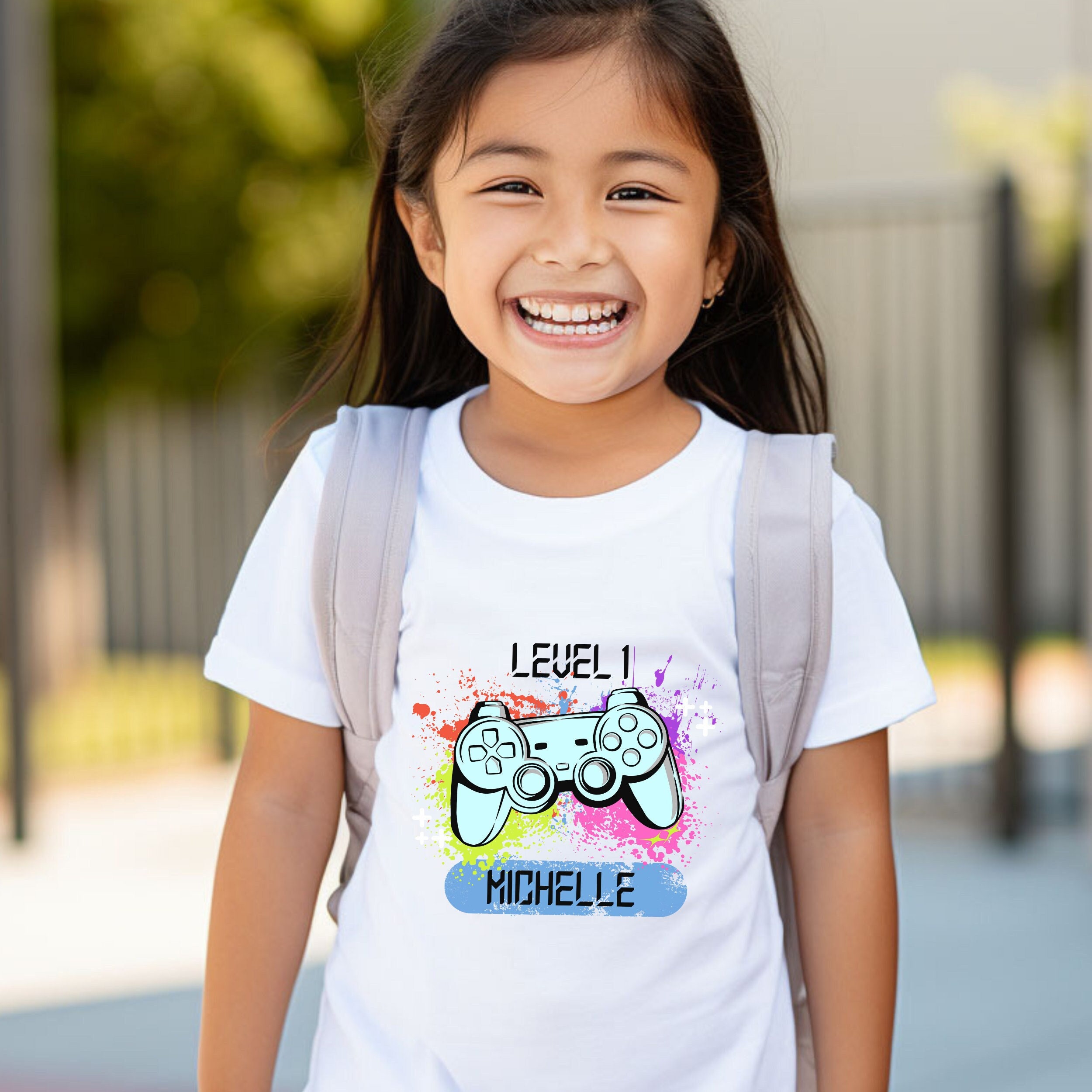 Customized Back to School Grade Gaming Shirt Personalized Grade Level ...