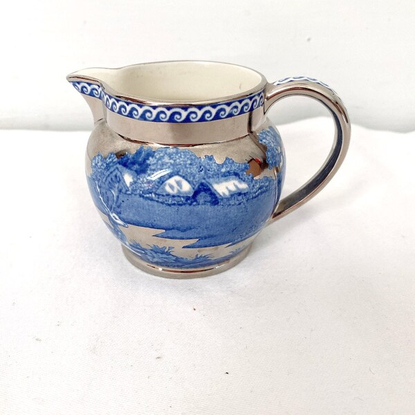 Blue Lusterware - Etsy