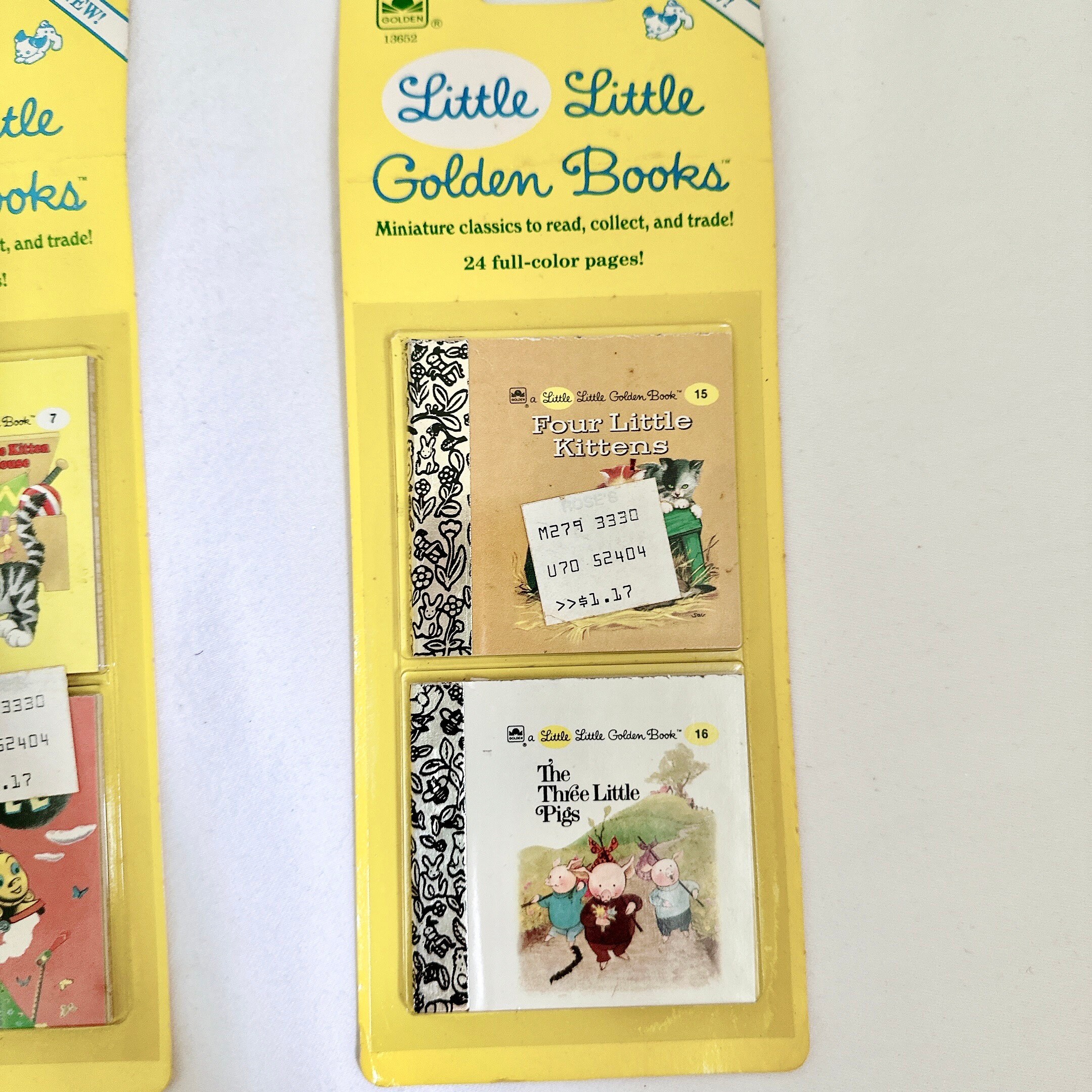New 5x Vintage 1988 1989 Mini Little Little Golden Books 2 - Etsy