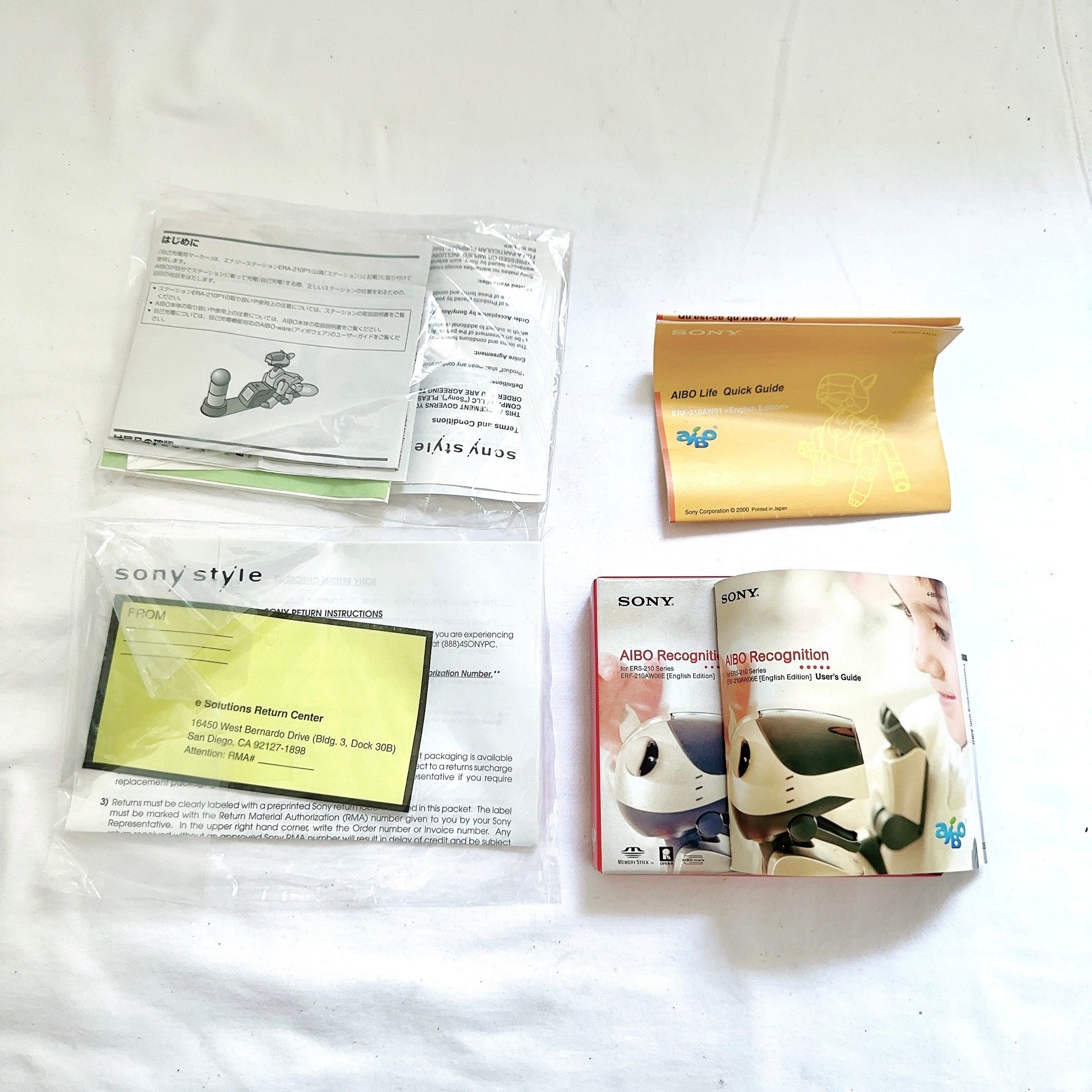 SONY AIBO ERS-210 Entertainment Robot Energy Station 2 Memory - Etsy