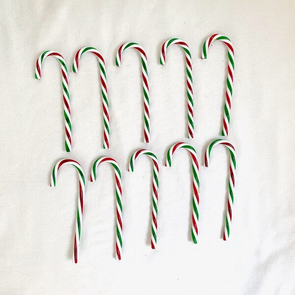 Glass Candy Cane Ornament - Etsy