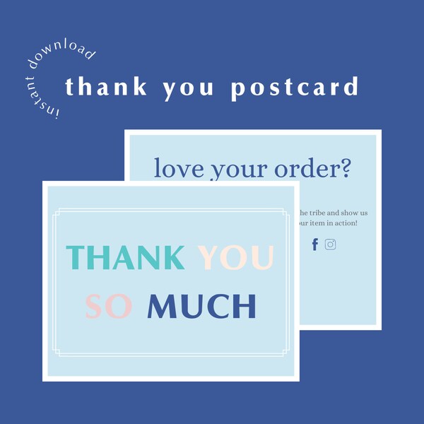 Poshmark Thank You Cards - Etsy