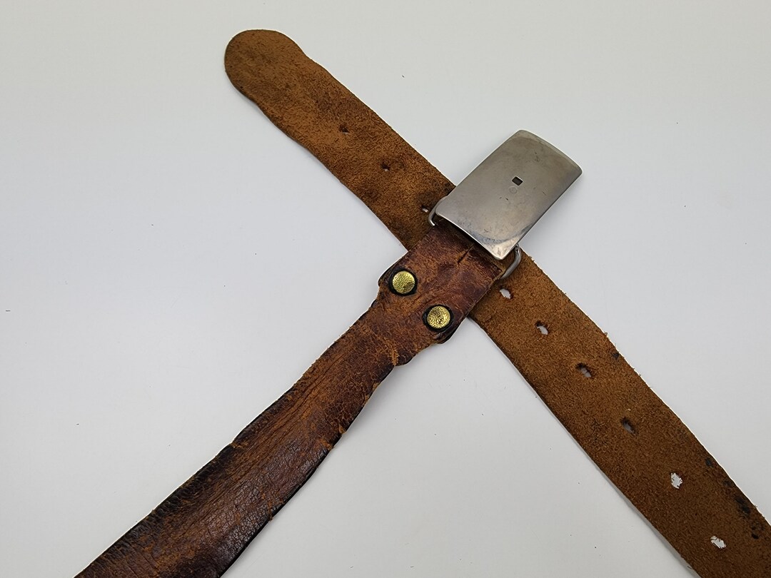 Vintage Union Pacific Railroad Leather Belt 40" CHAMBERS BELT CO - Etsy