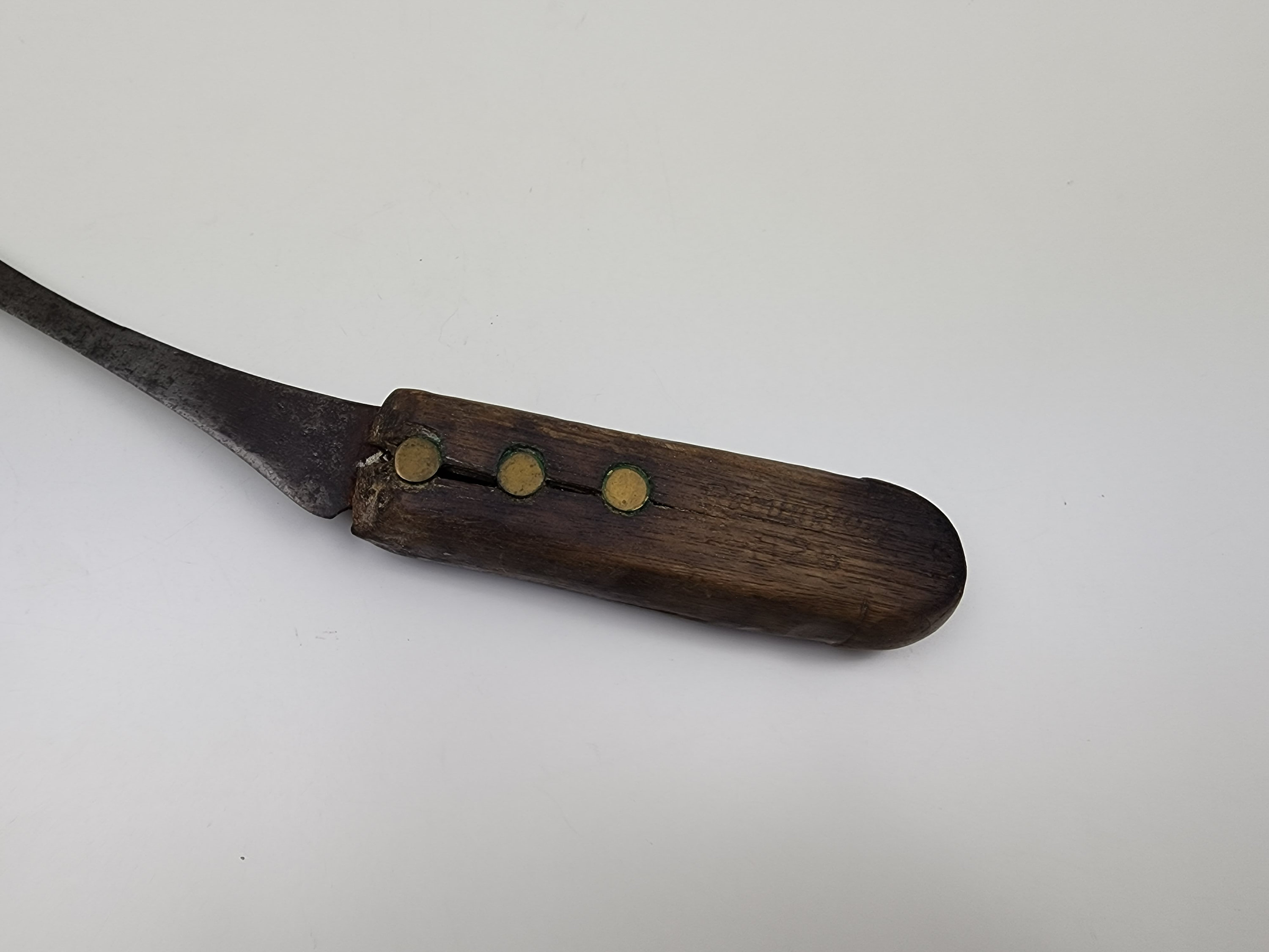 Vintage Remington 4126 Steel Fixed Blade Hunting Butcher Knife Wood ...