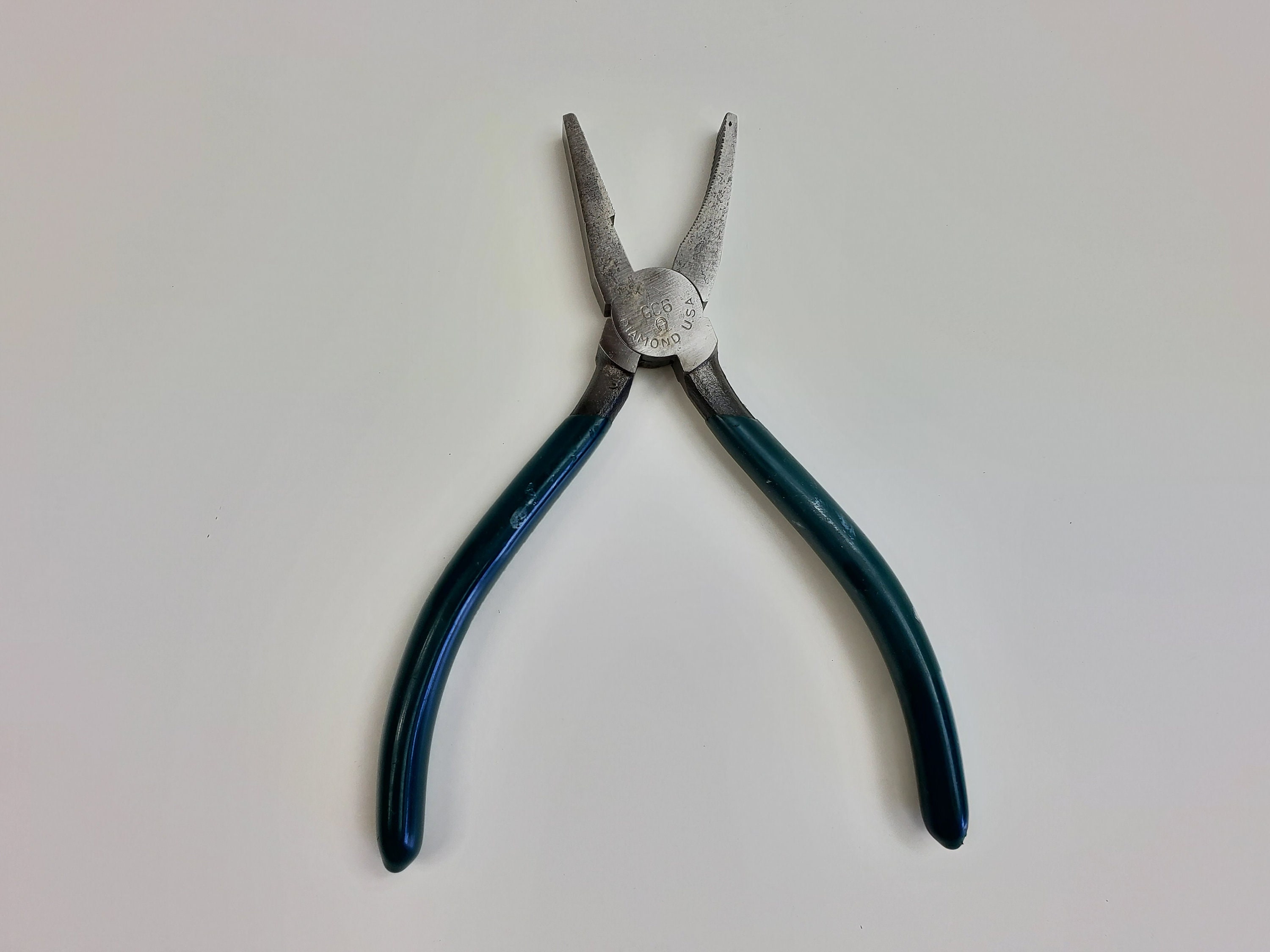 Vintage DIAMOND GC6 Curve Jaw Glass Pliers With Vinyl Grips USA - Etsy