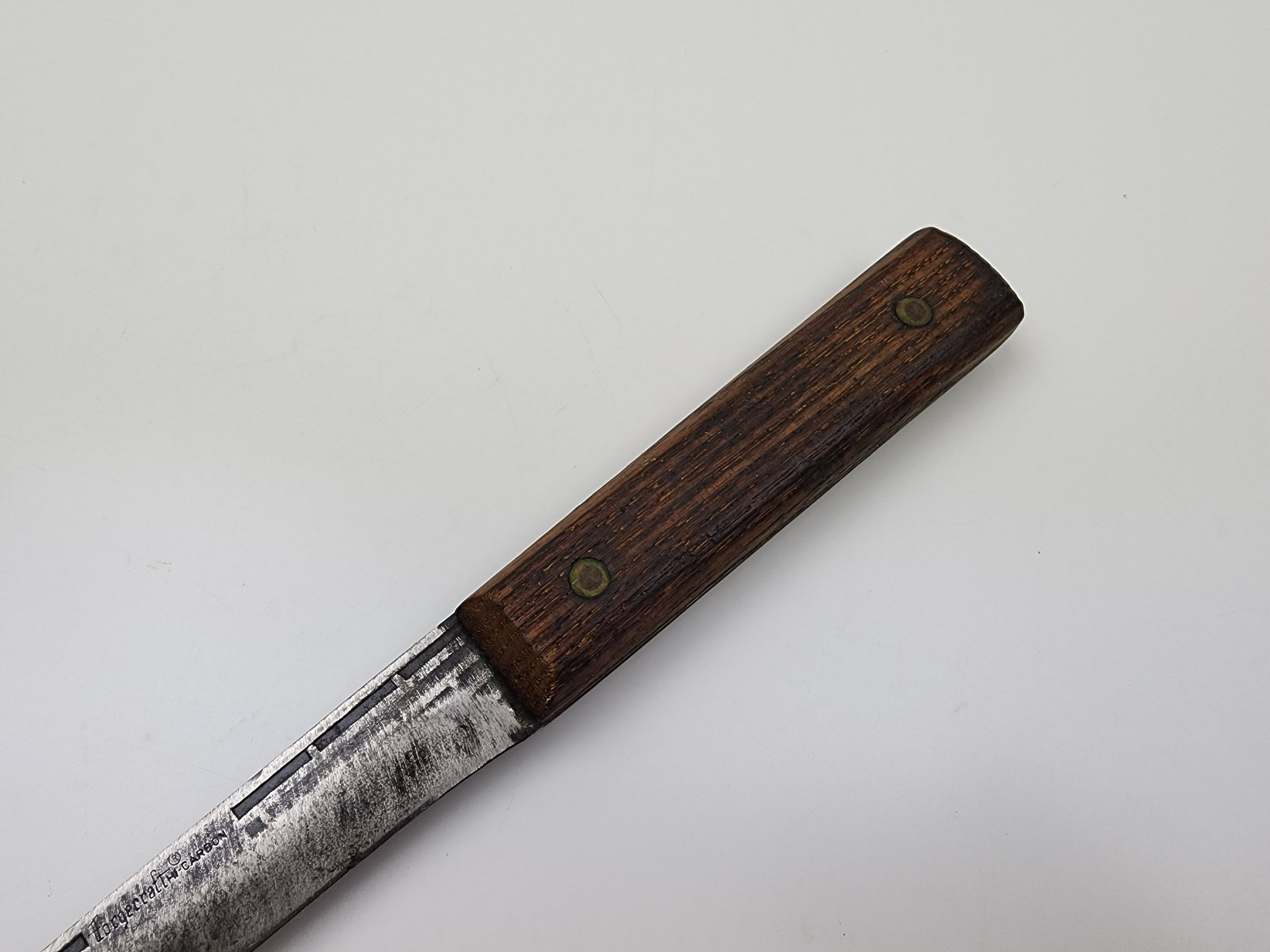 Vintage Forgecraft Hi Carbon Steel Chef Knife Butcher Knife - Etsy